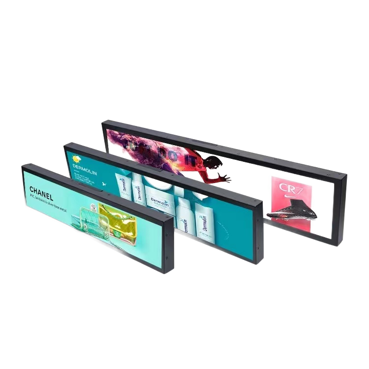 Shelf Edge & Wall Strech LCD Advertising Screen