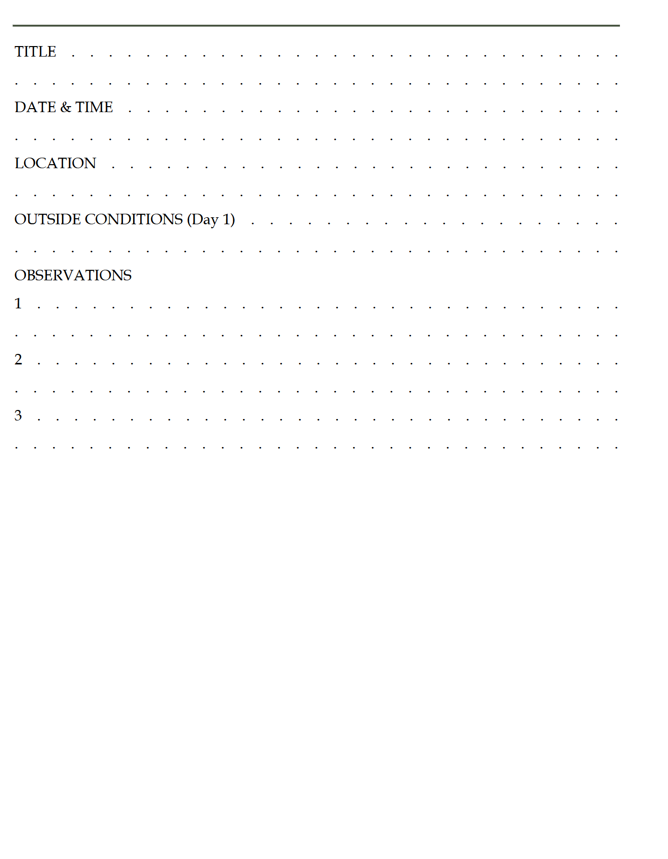 Introduction Life Science Field Journal