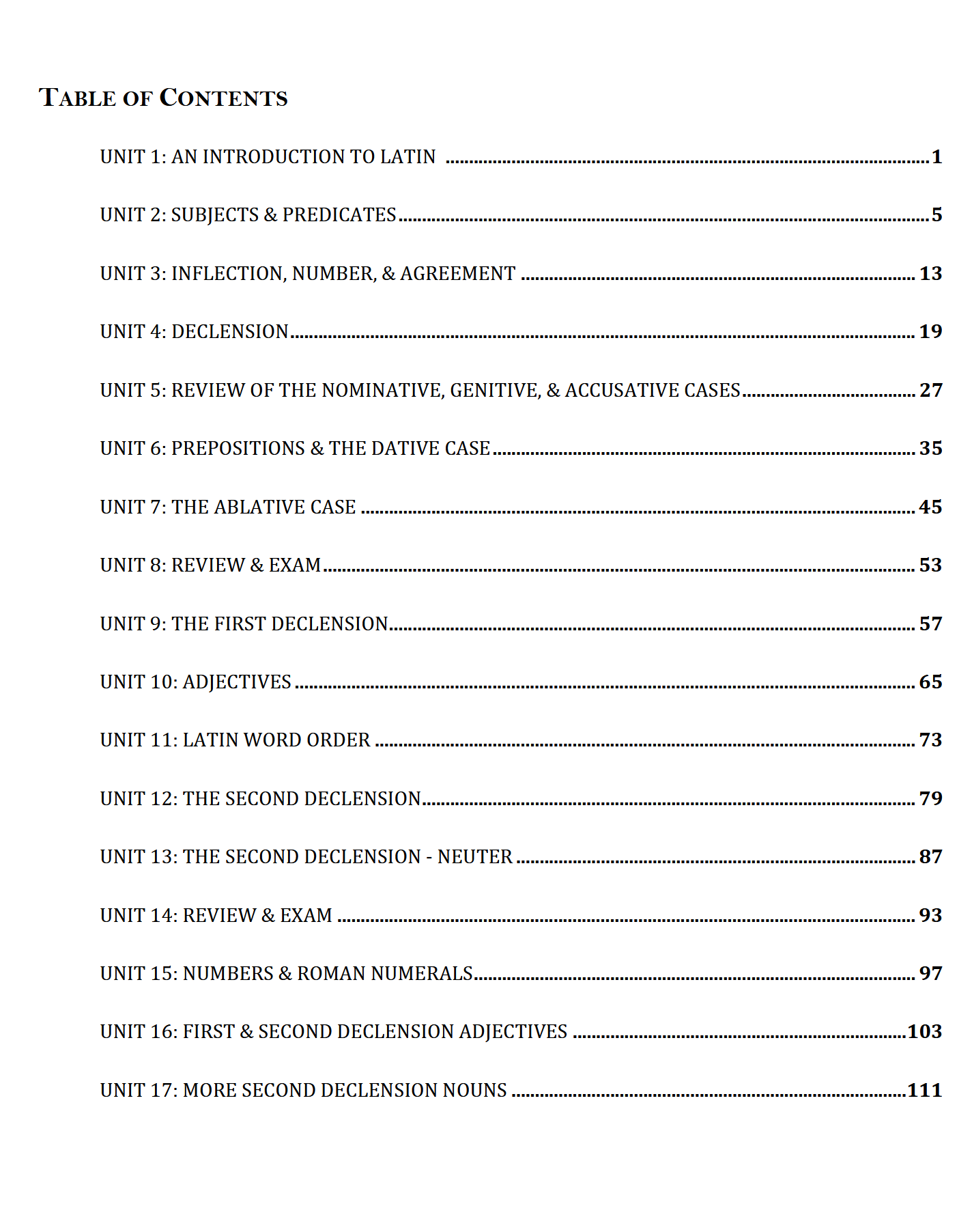 Legamus Latinam Primer: Introduction to Latin Workbook