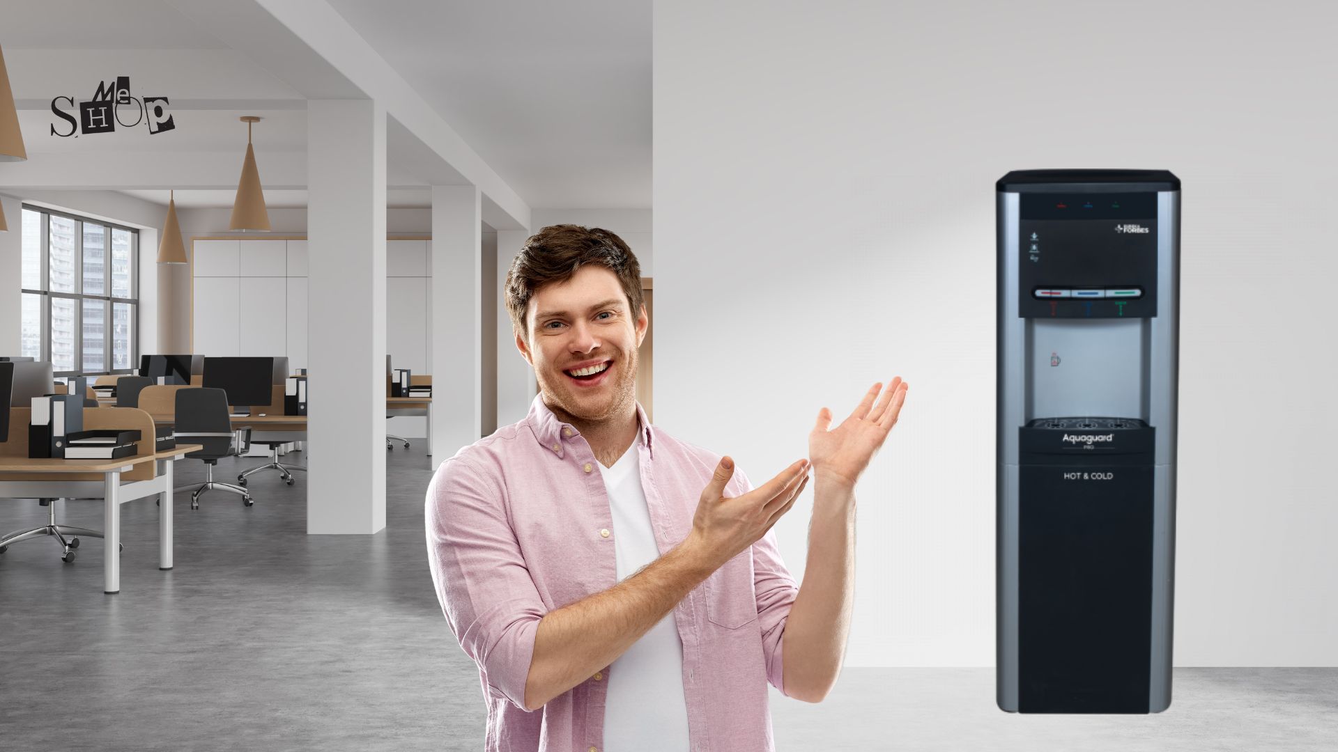 Aquaguard Water Dispenser | Inbuilt RO+UV Water Purifier | Meshopindia.com