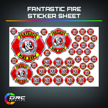 Fantastic Fire Sticker Sheet